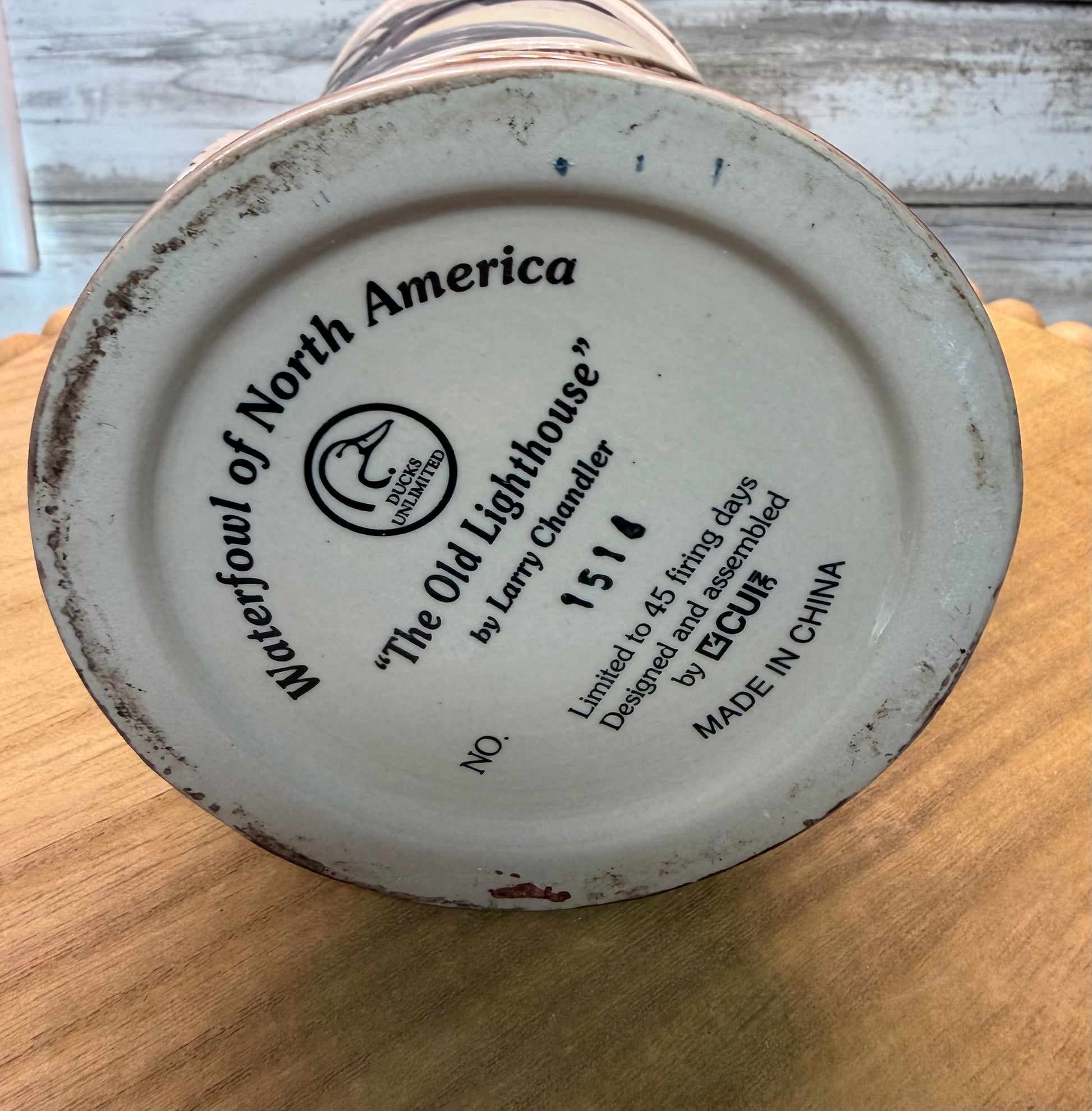 Ducks Unlimited “The Old Lighthouse” Beer Stein – Waterfowl of North A ...