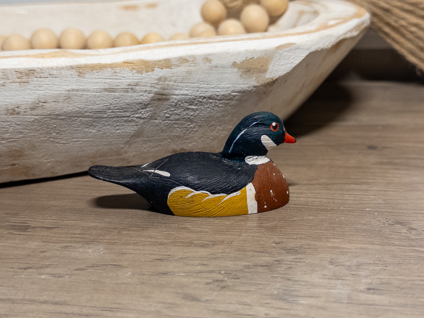 Jennings Decoy Co. Handcrafted Wood Duck Drake Figurine – Minnesota Fo ...