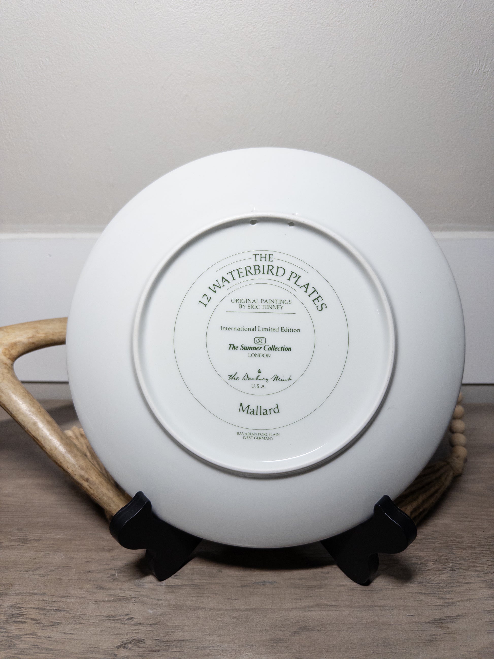 Danbury Mint 12 Waterbird Plates “Mallard” – 9.5” Limited Edition Porc ...